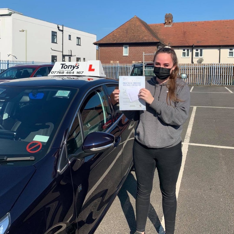 Leah from Hinckley on passing her driving test first time - Tony ...